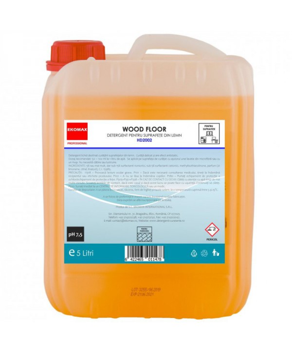 Wood Floor - detergent pentru suprafețe din lemn 5L & Bunzl Romania